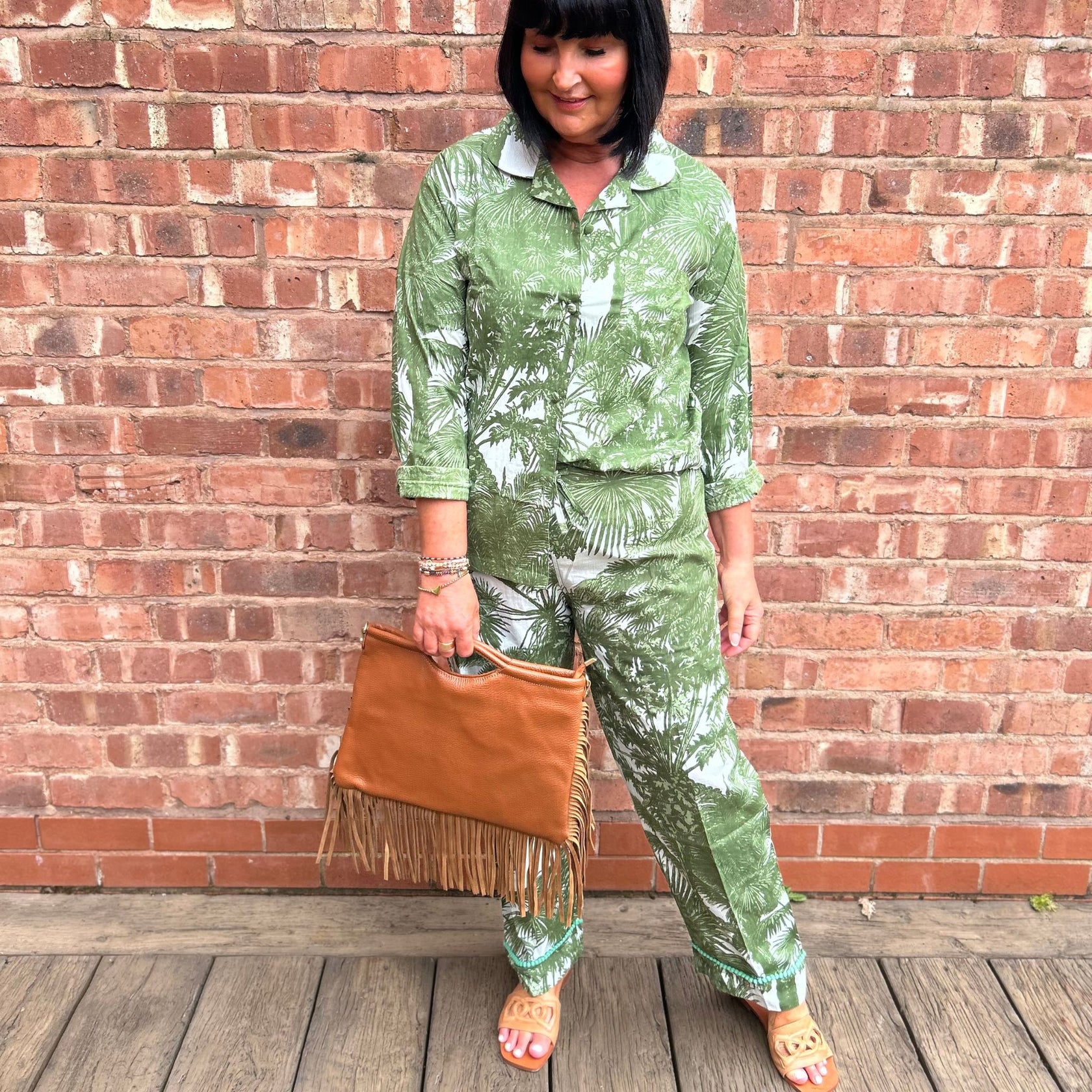 The Leather Fringed Bag | Scott-Samuel