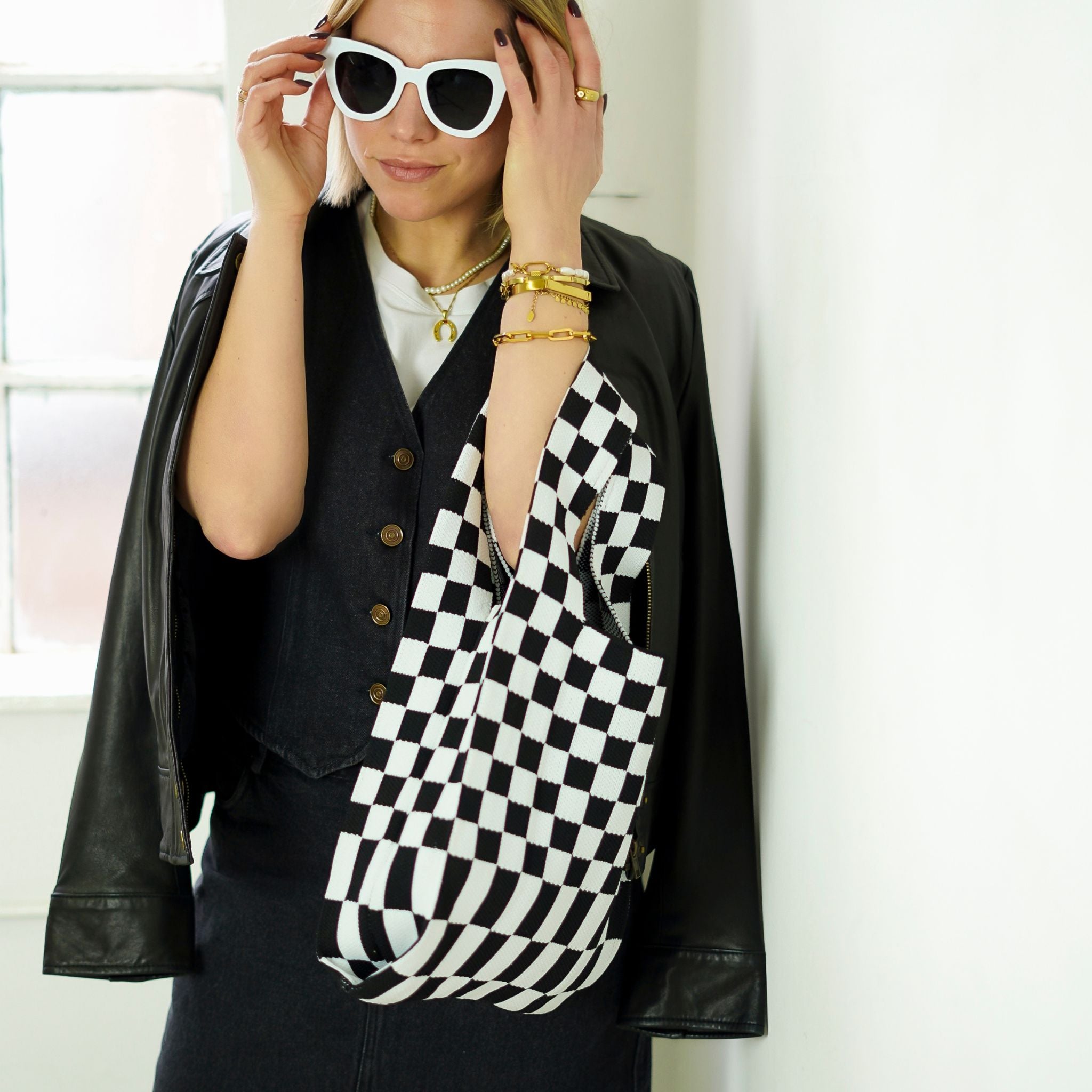 Scott-Samuel | The Knitted Shopper - Stylish Tote Bag