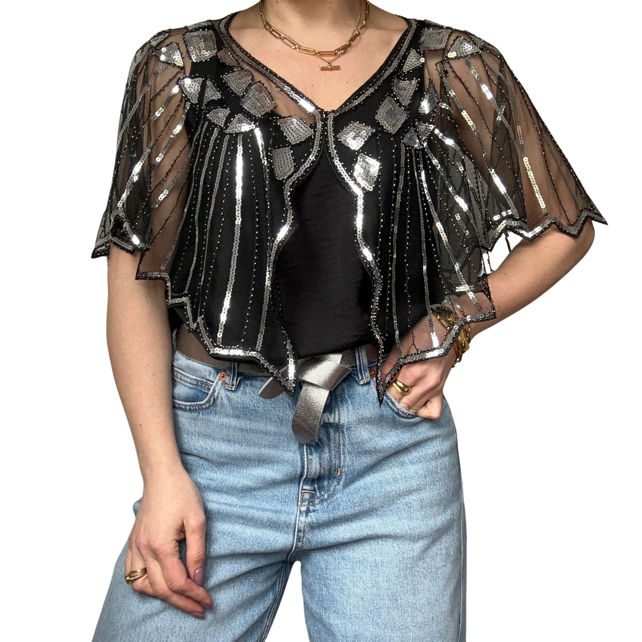 Sequin & Beaded Capes | Scott-Samuel