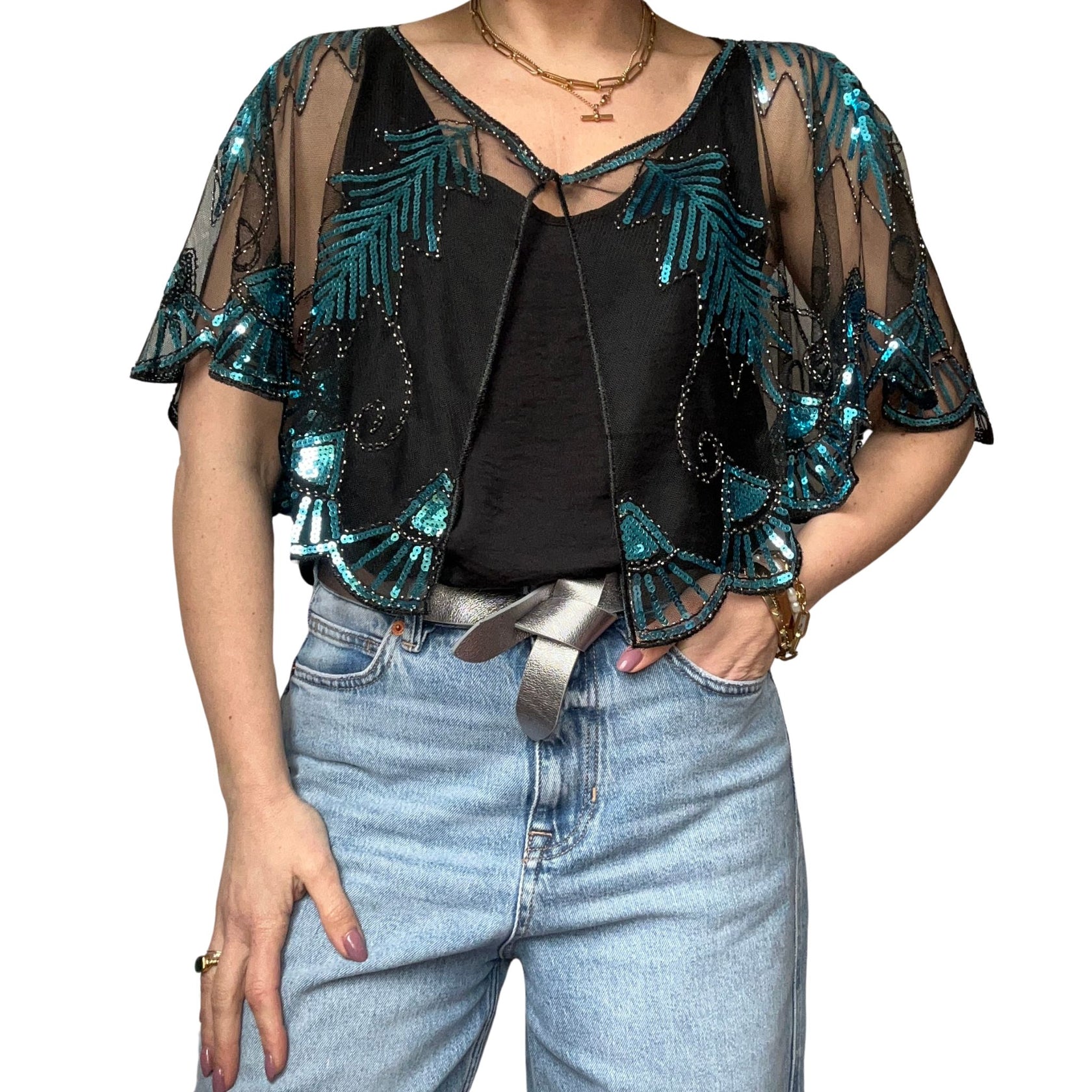 Sequin & Beaded Capes | Scott-Samuel