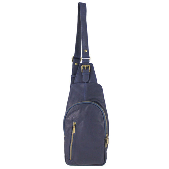 Utility Leather Cross Body Bag | Scott-Samuel