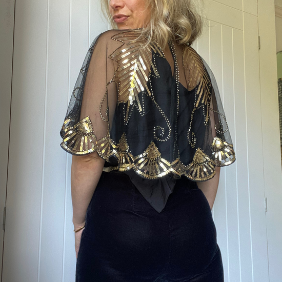 Sequin & Beaded Capes | Scott-Samuel